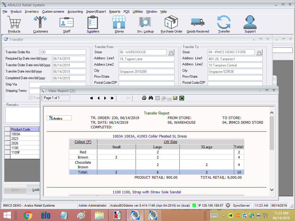 Warehouse Locations & Stock Transfers