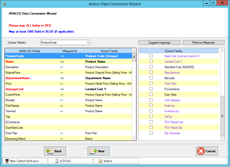 DATA IMPORT WIZARD | RETAIL SYSTEMS DATA IMPORT WIZARD | RETAIL SYSTEMS