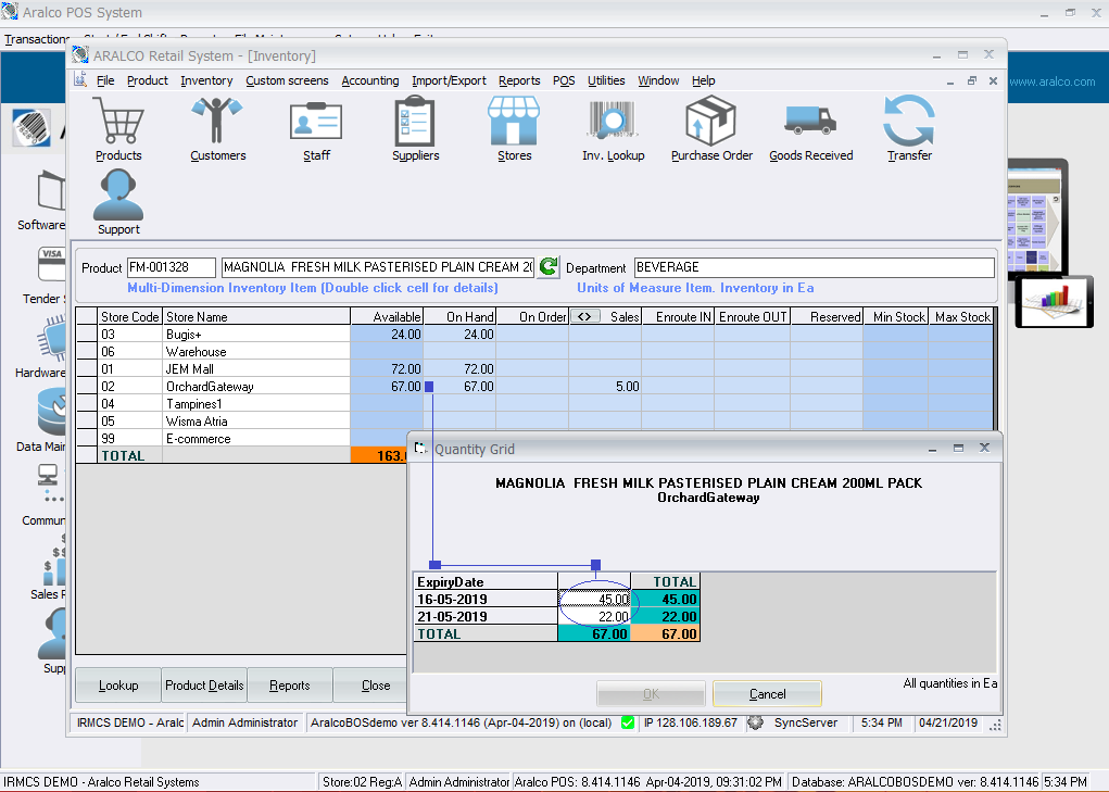 Expiry Date Inventory Management