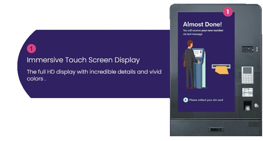 SIM CARD DISPENSING KIOSKS