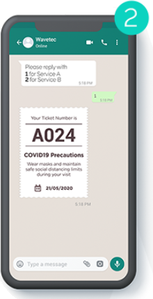 WhatsApp Virtual Queuing Solution