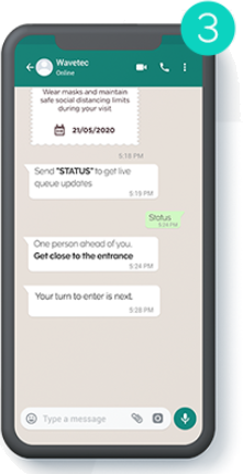 WhatsApp Virtual Queuing Solution