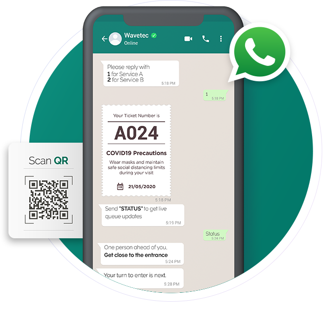 WhatsApp Virtual Queuing Solution